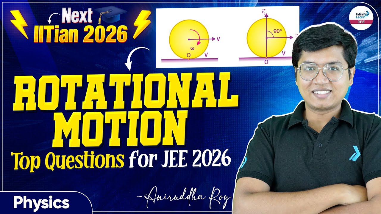 Rotational Motion - Top Questions for JEE 2026 || #JEEPhysics ...