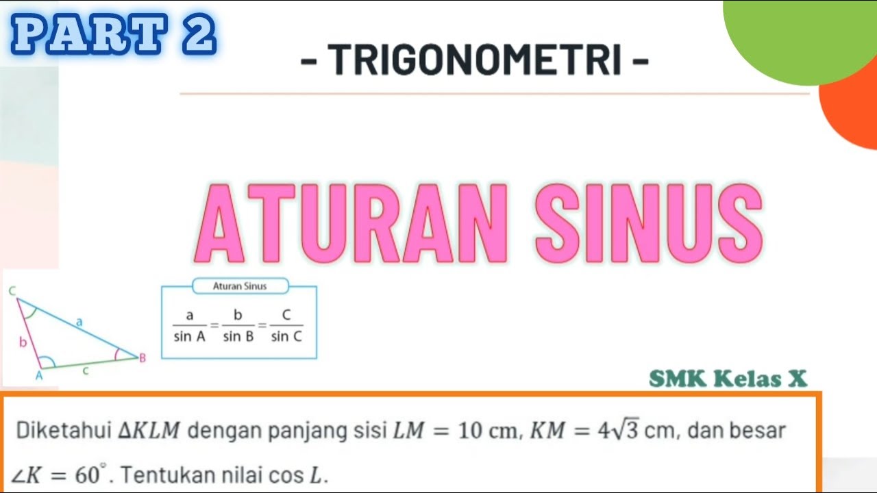 Aturan Sinus Trigonometri (Part 2) | Sine Rule on Trigonometry ...