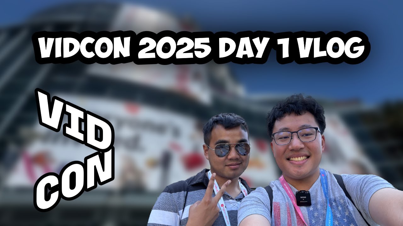 VidCon 2025 Day 1 Vlog - YouTube