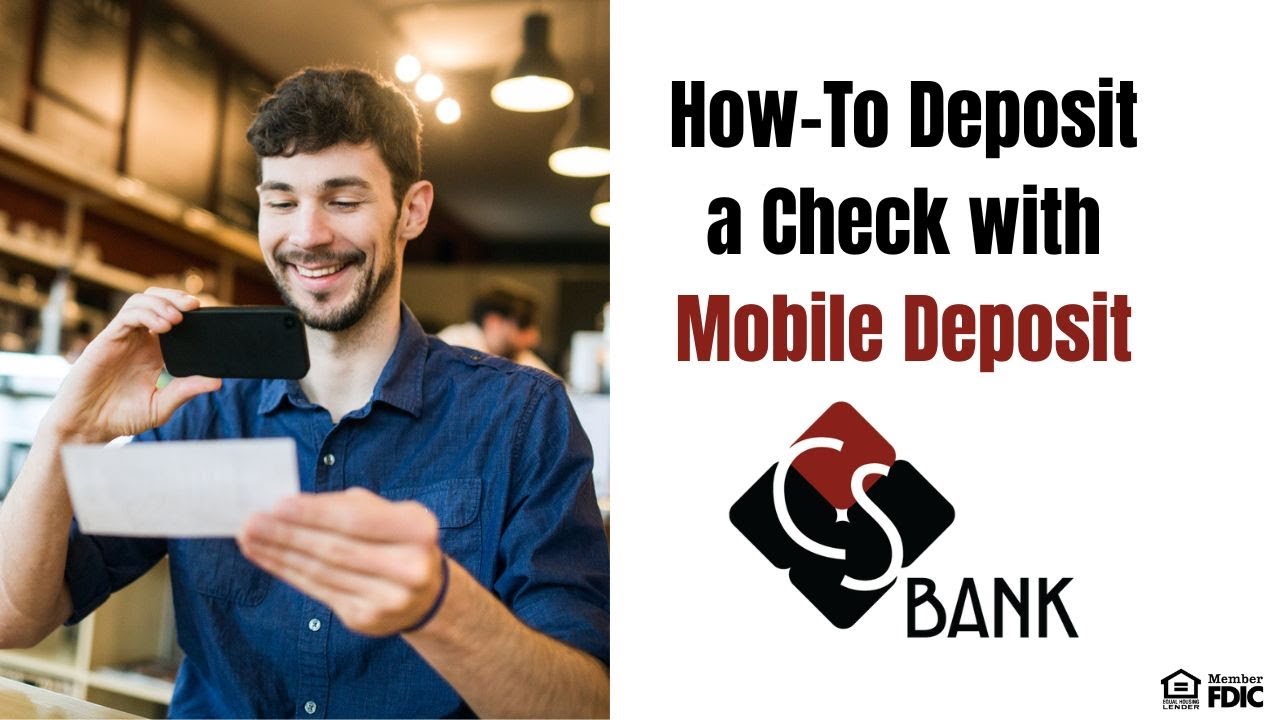 How to Deposit a Check with Mobile Deposit - YouTube