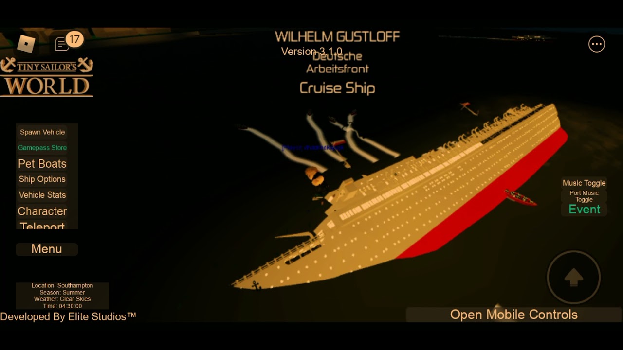 wilhelm gustloff roblox - YouTube