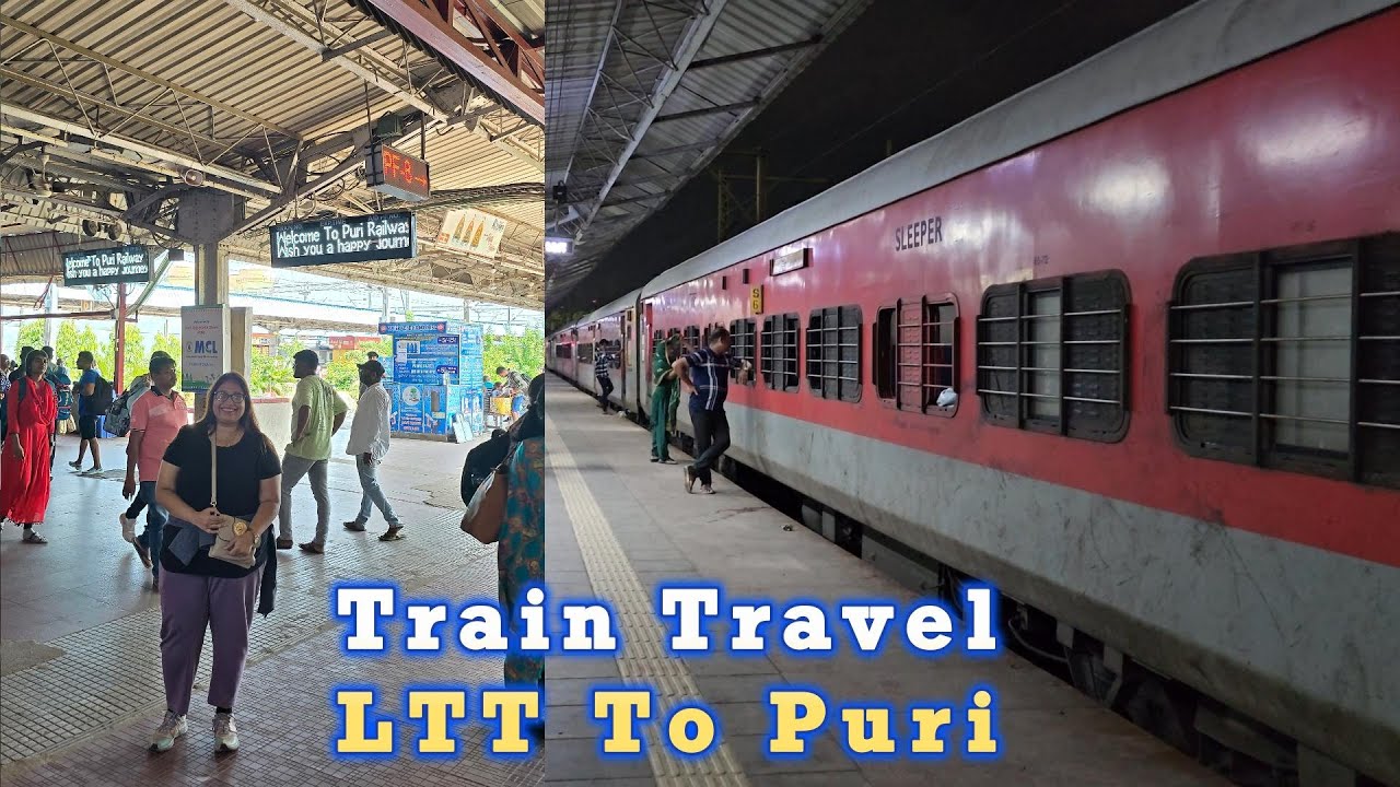 LTT to Puri Train Journey 1st AC | Puri series - Episode 1 - YouTube
