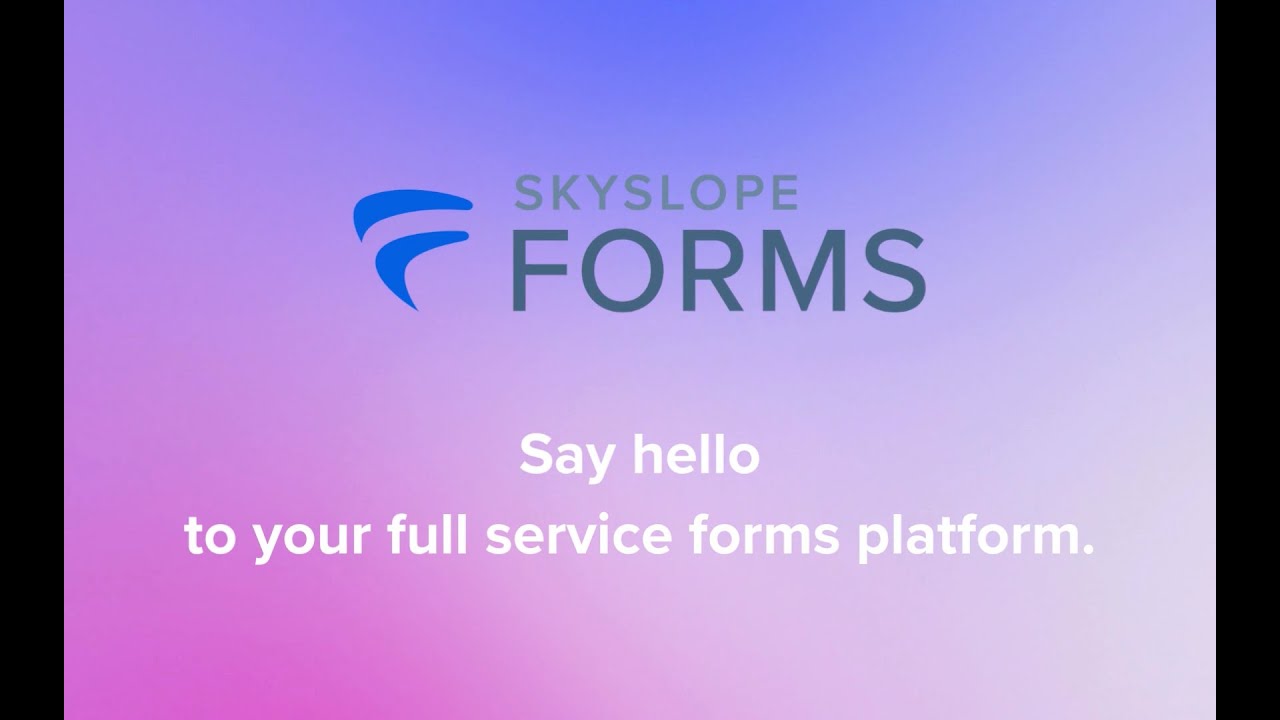 SkySlope Forms - YouTube