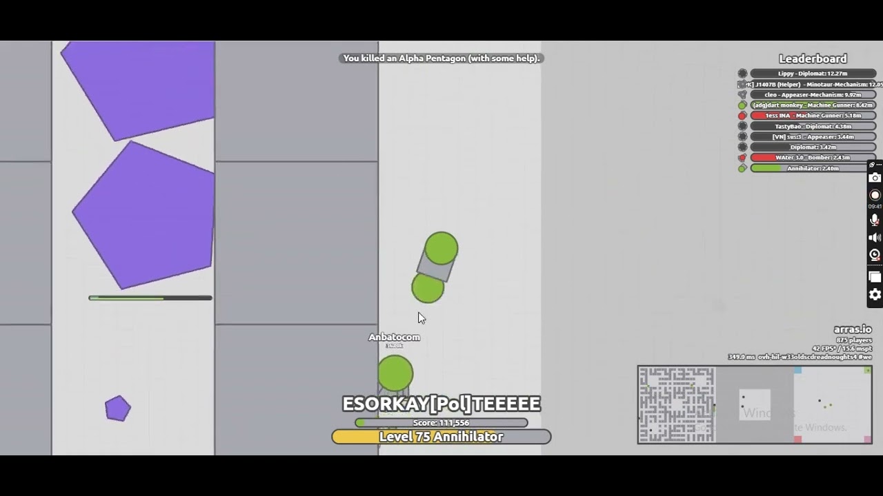 A normal Old dread run (ARRAS.IO) - YouTube