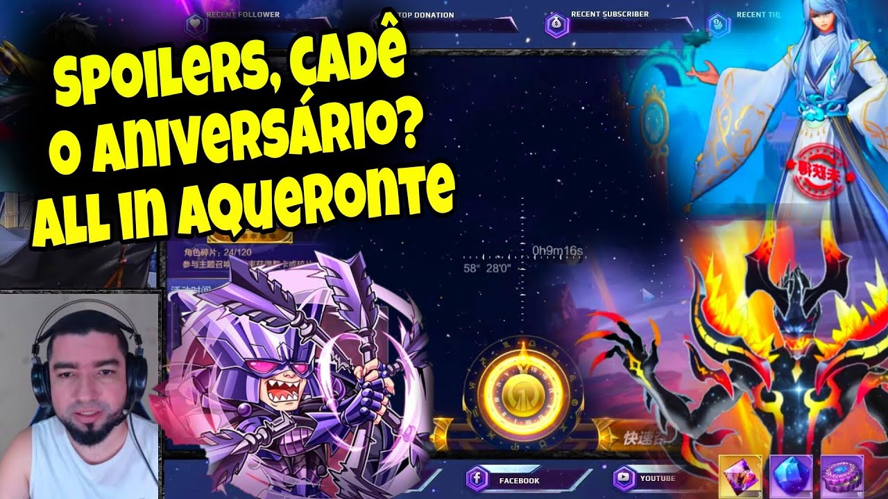 Spoilers Próxima Atualização. Summons Aqueronte e Modo História ...