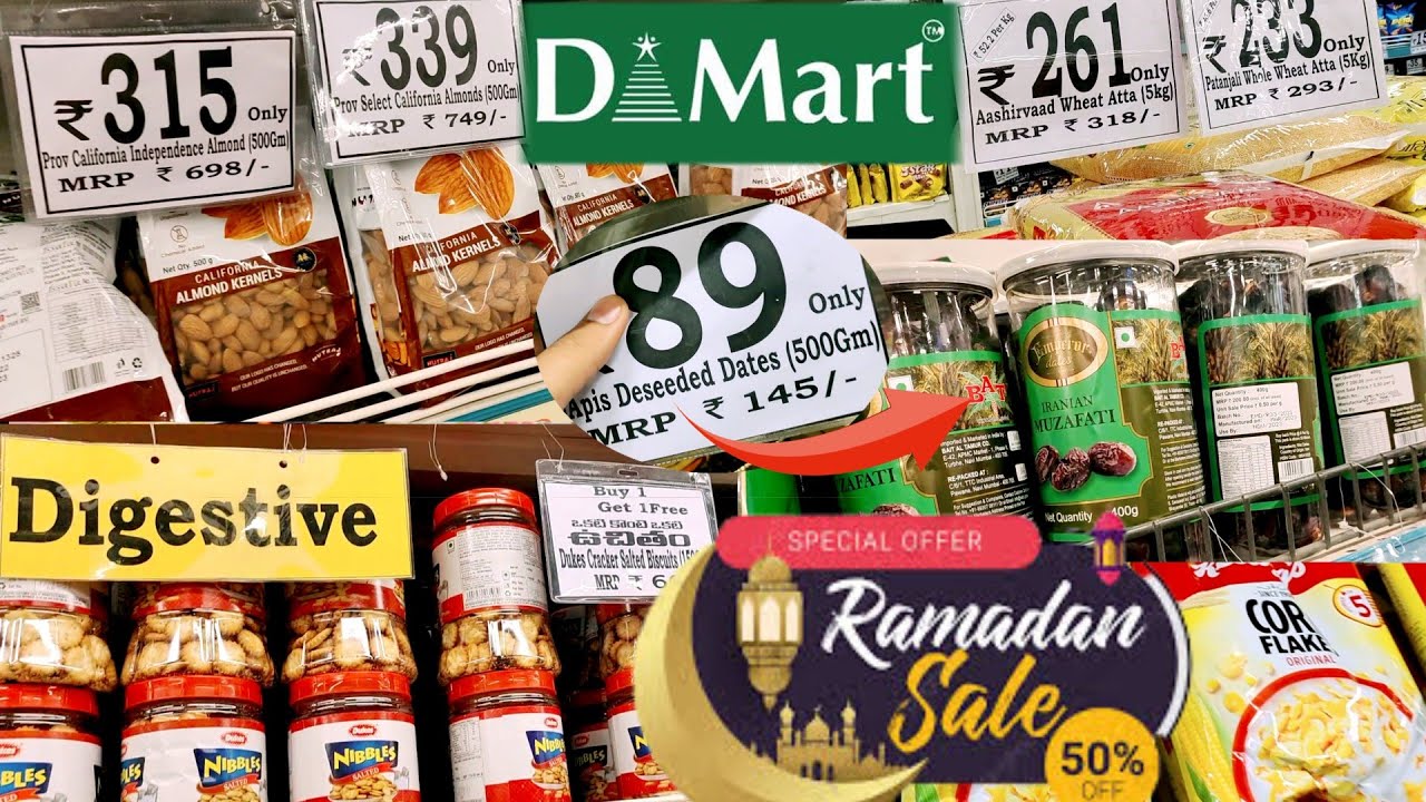 Dmart Shopping||Ramadan Special Offer's on Dmart||Grocery Shopping Haul ...