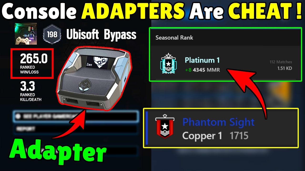 Console Player With 265 RANKED WIN/LOSS Ratio While Using Adapter ...