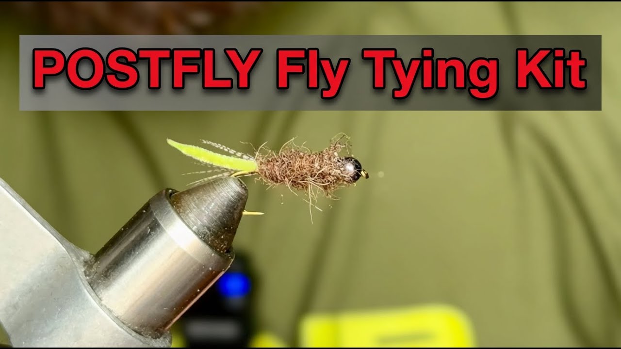 Easy Fly Tying Tutorial For Beginners - PostFly Fly Tying Kit - YouTube
