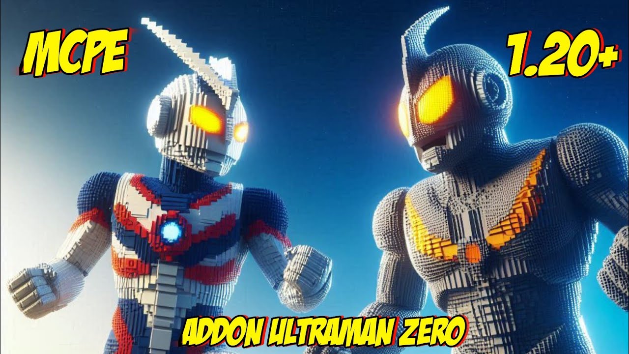 Showcase Addon Ultraman Zero MCPE Minecraft Indonesia - YouTube