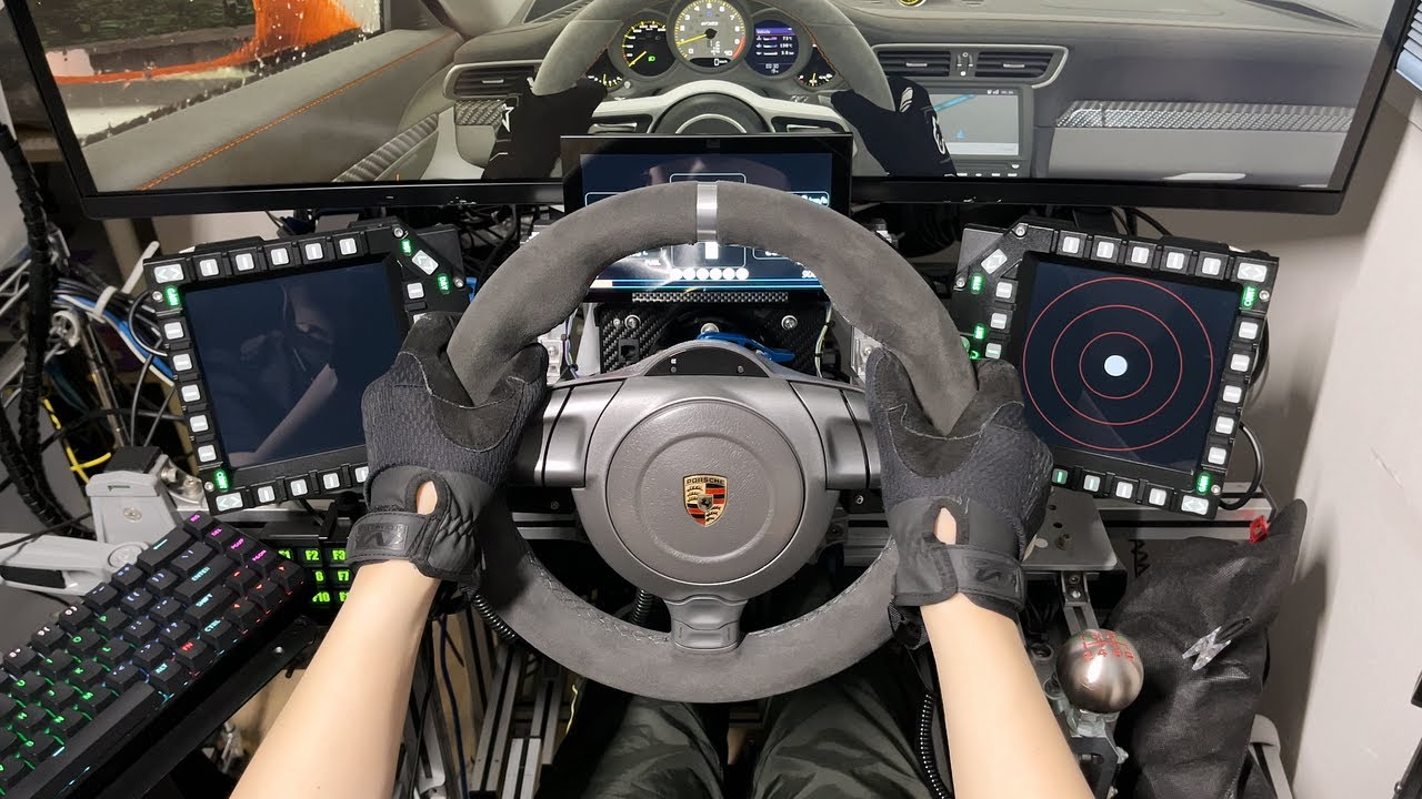 Simple yet satisfying restomod : FANATEC vintage porsche wheel - YouTube