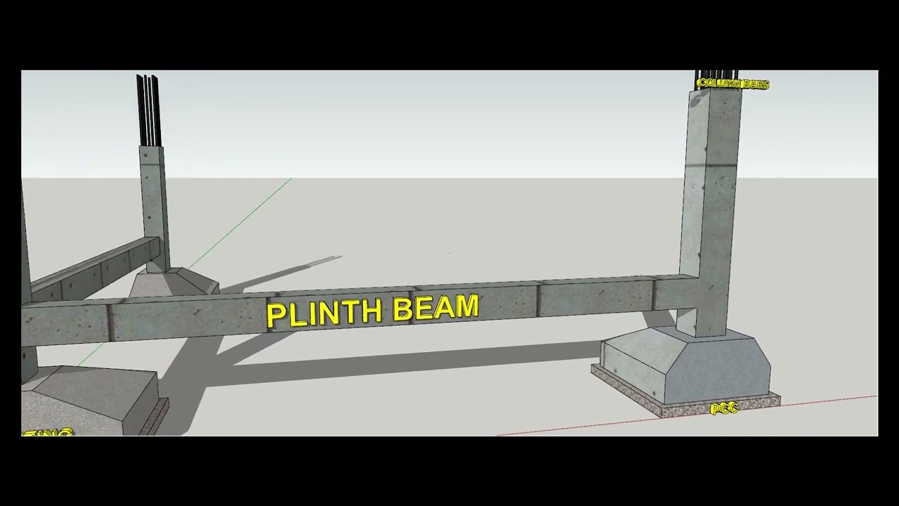 PLINTH BEAM, FOOTING & PCC - YouTube