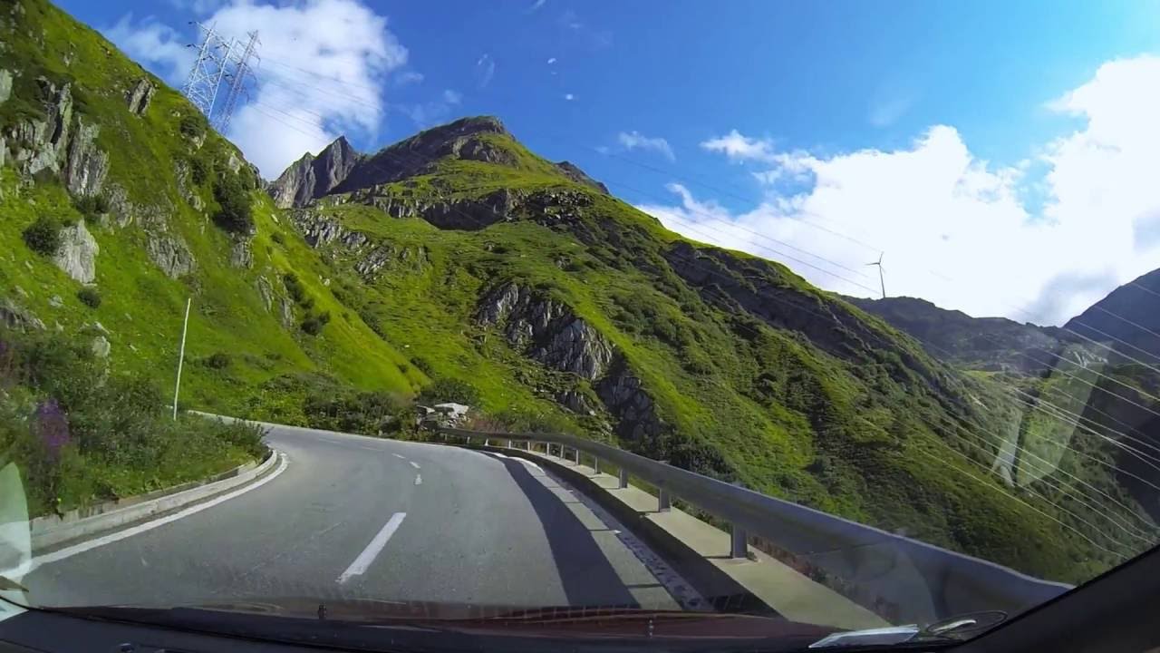 Swiss Alps Nufenen Pass (Passo della Novena) - YouTube