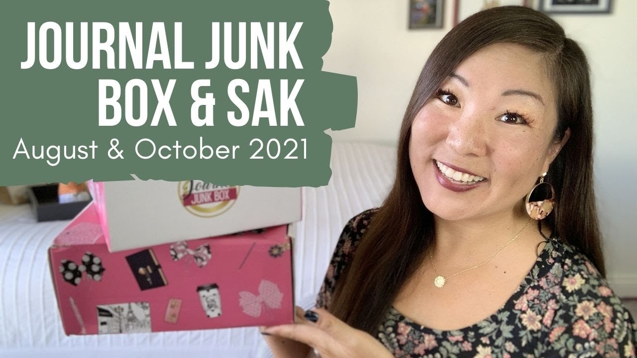 *NEW* | Journal Junk Box & Sak | August & October 2021 - YouTube