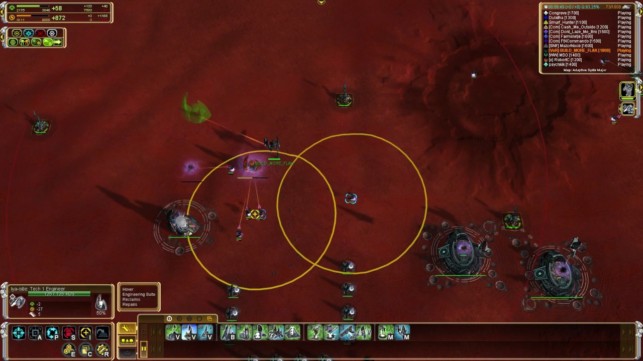 Supreme Commander: Forged Alliance Forever POV #63. [C] 5v5 Syrtis. And ...