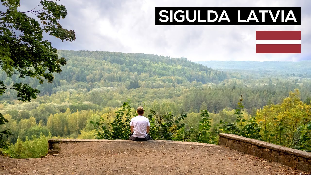 My Day in SIGULDA 🇱🇻 | Visiting the FORESTS OF LATVIA! (Gauja National ...