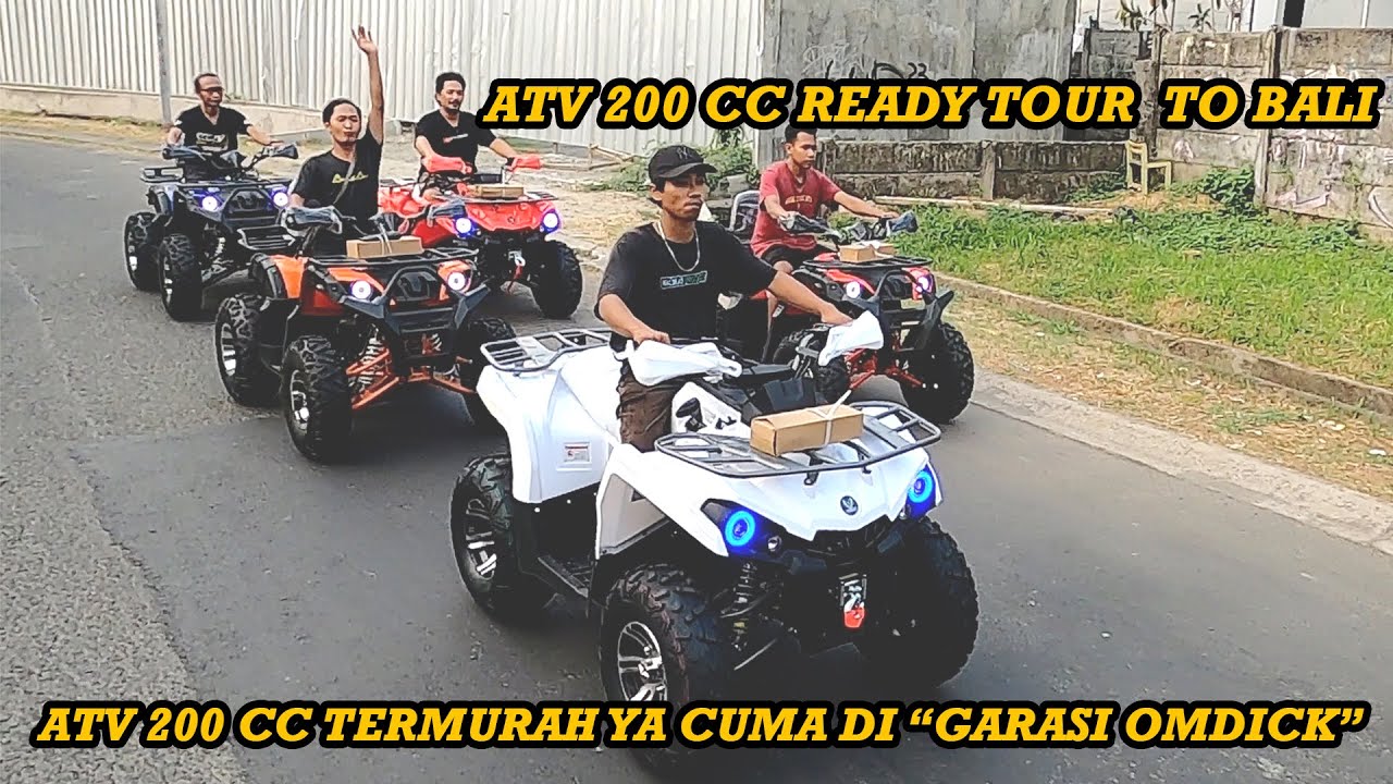 ATV 200 CC HAMMER DAN DAZZLE GOES TO PULAU BALI - YouTube