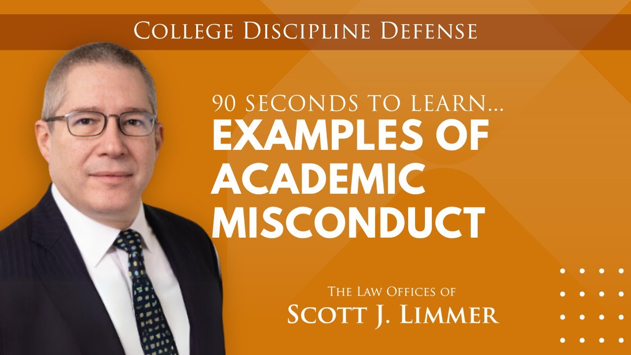 Examples of Academic Misconduct - YouTube