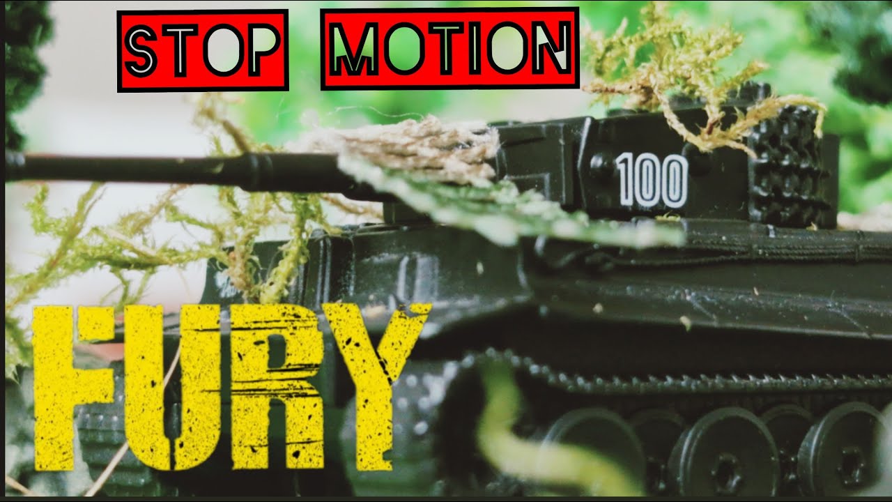 FURY | Stop Motion Adaptation Tank Battle - YouTube
