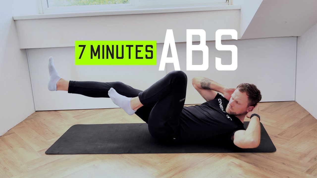7 Min Ab Workout To Get Defined Abs at Home - YouTube