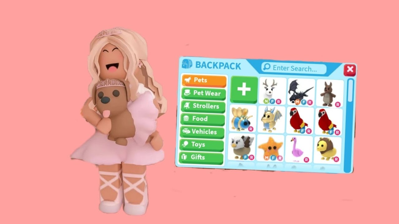 INVENTORY TOUR *a bit poor..* ADOPT ME?! - YouTube