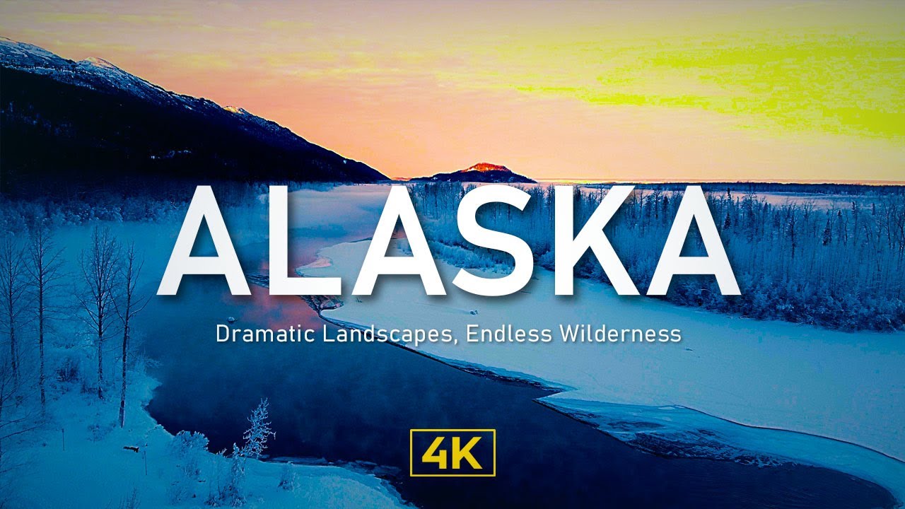 ALASKA 4K - Dramatic landscapes with towering mountains, pristine ...