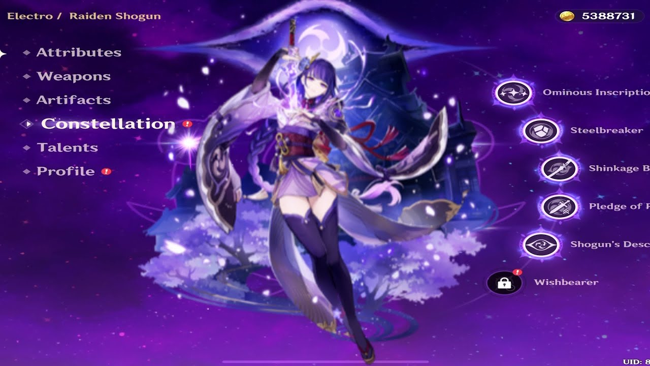 C5 Raiden Shogun Showcase Part 6 - YouTube