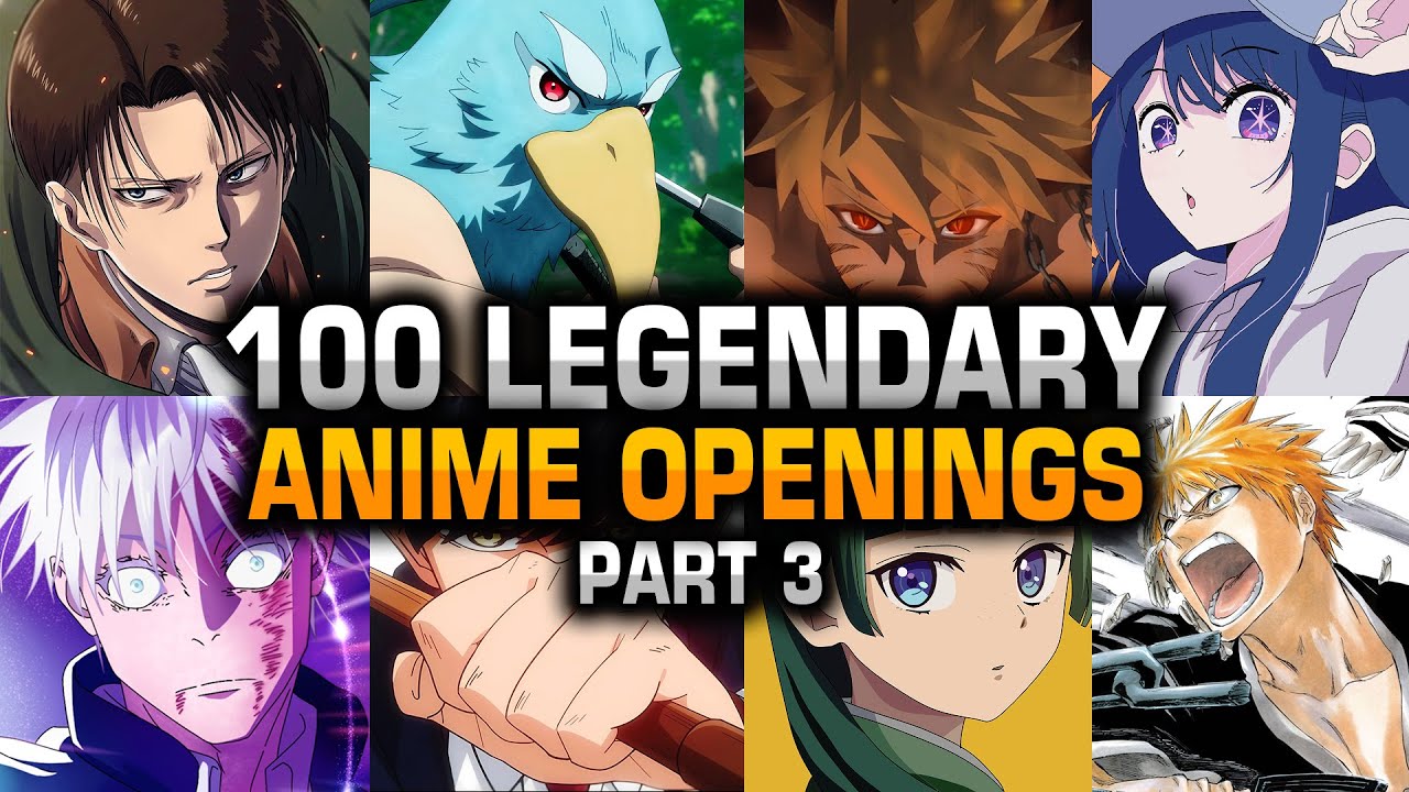 100 Legendary Anime Openings #3 - YouTube