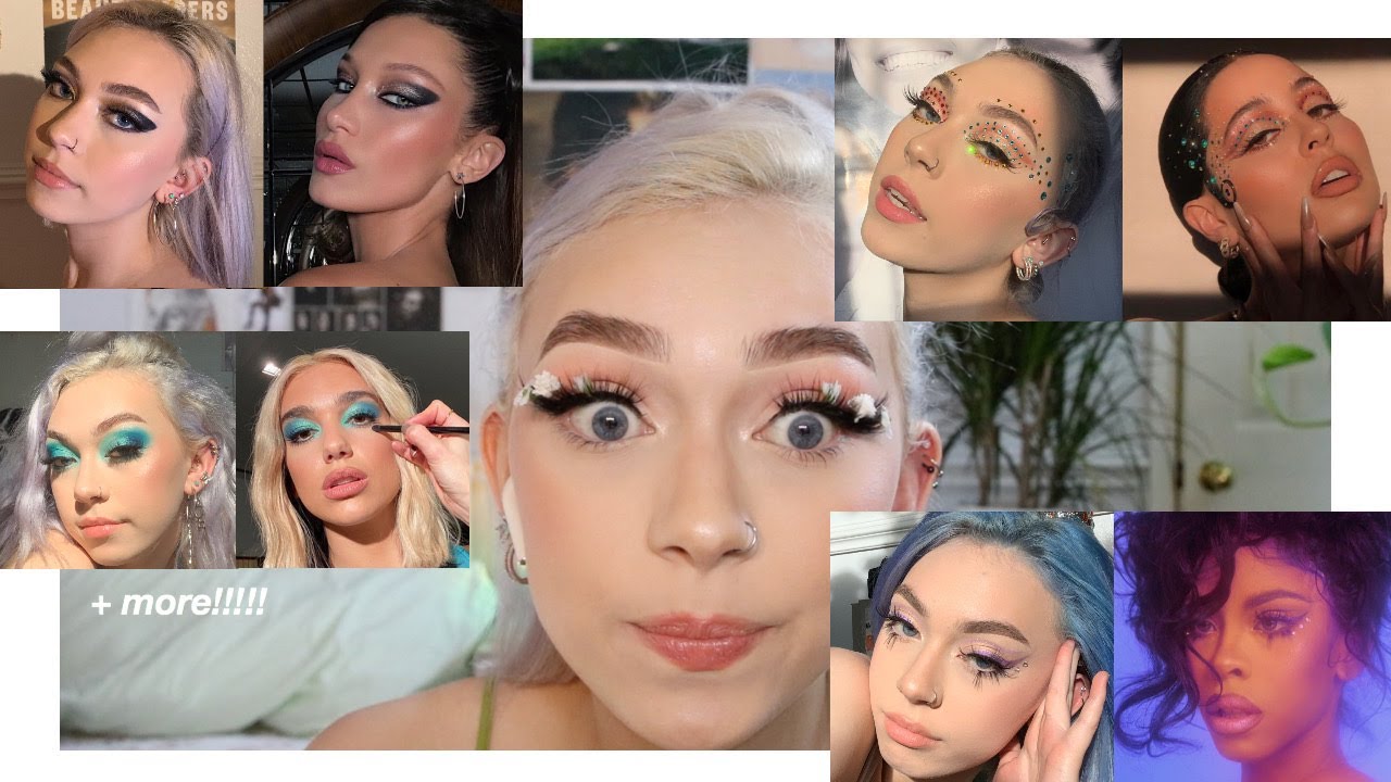 i recreated celebrity makeup looks for a week - YouTube