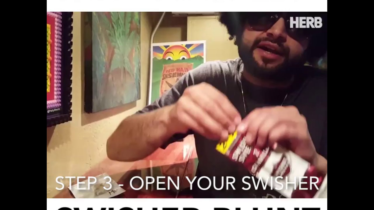 How To Roll A (Perfect) Swisher Blunt - YouTube