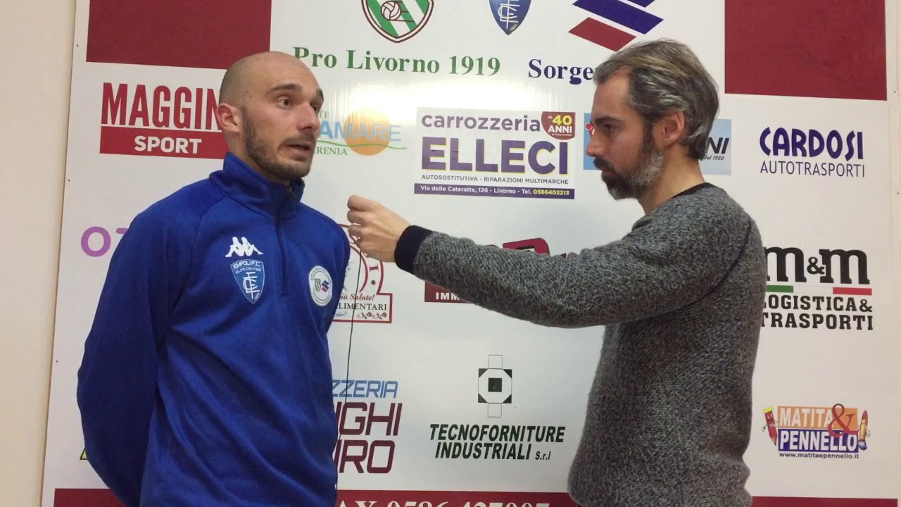 Pro Livorno Sorgenti - V. Montecatini (26/1/20): intervista a Matteo ...