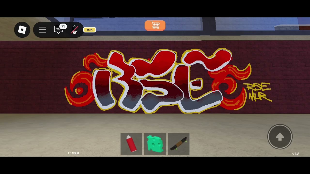 graffiti roblox (spray urban paint) - YouTube