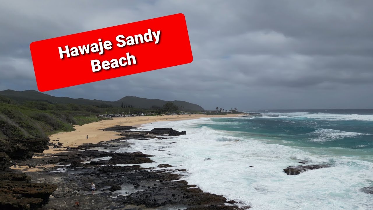 Sandy Beach Hawaii. Plaża Sany Beach Hawaje - YouTube