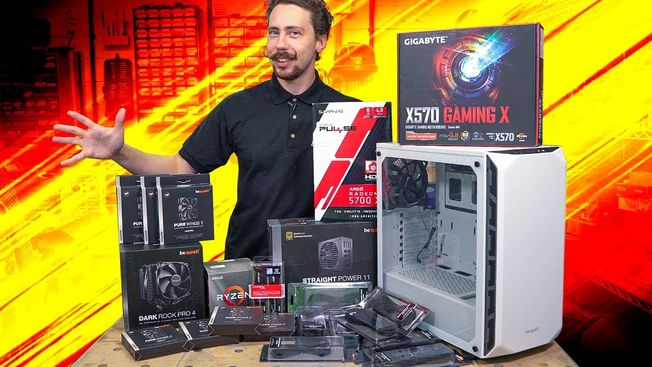 ANTI-RGB PC build TEASER feat. modded be quiet! Pure Base 500, Ryzen ...