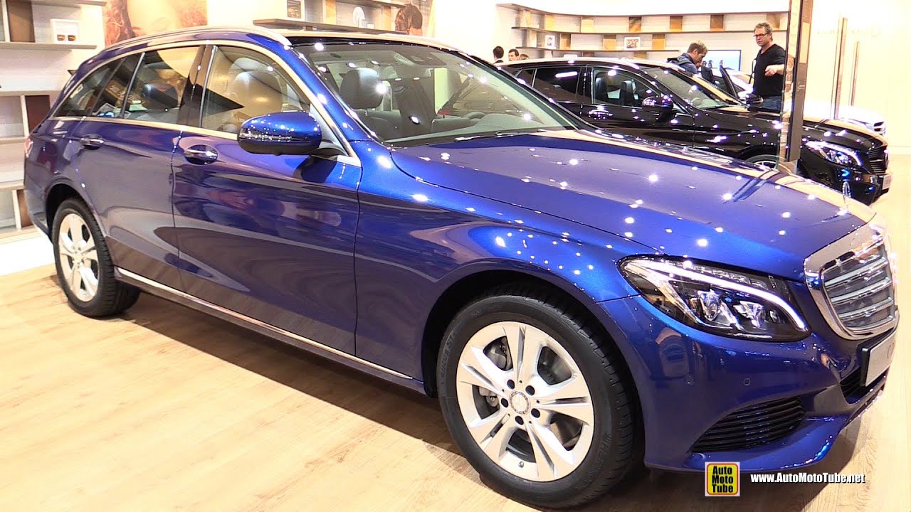 2016 Mercedes C300h Hybrid T-Model - Exterior and Interior Walkaround ...
