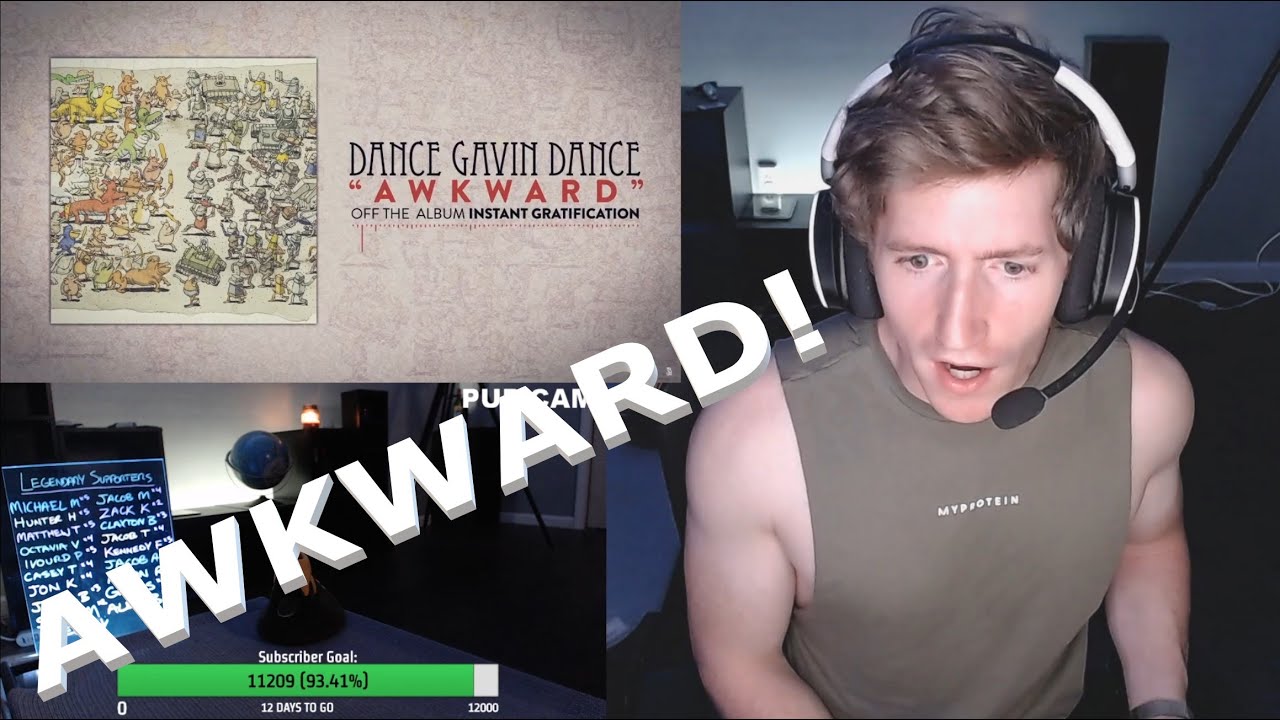 Chris REACTS to Dance Gavin Dance - Awkward - YouTube