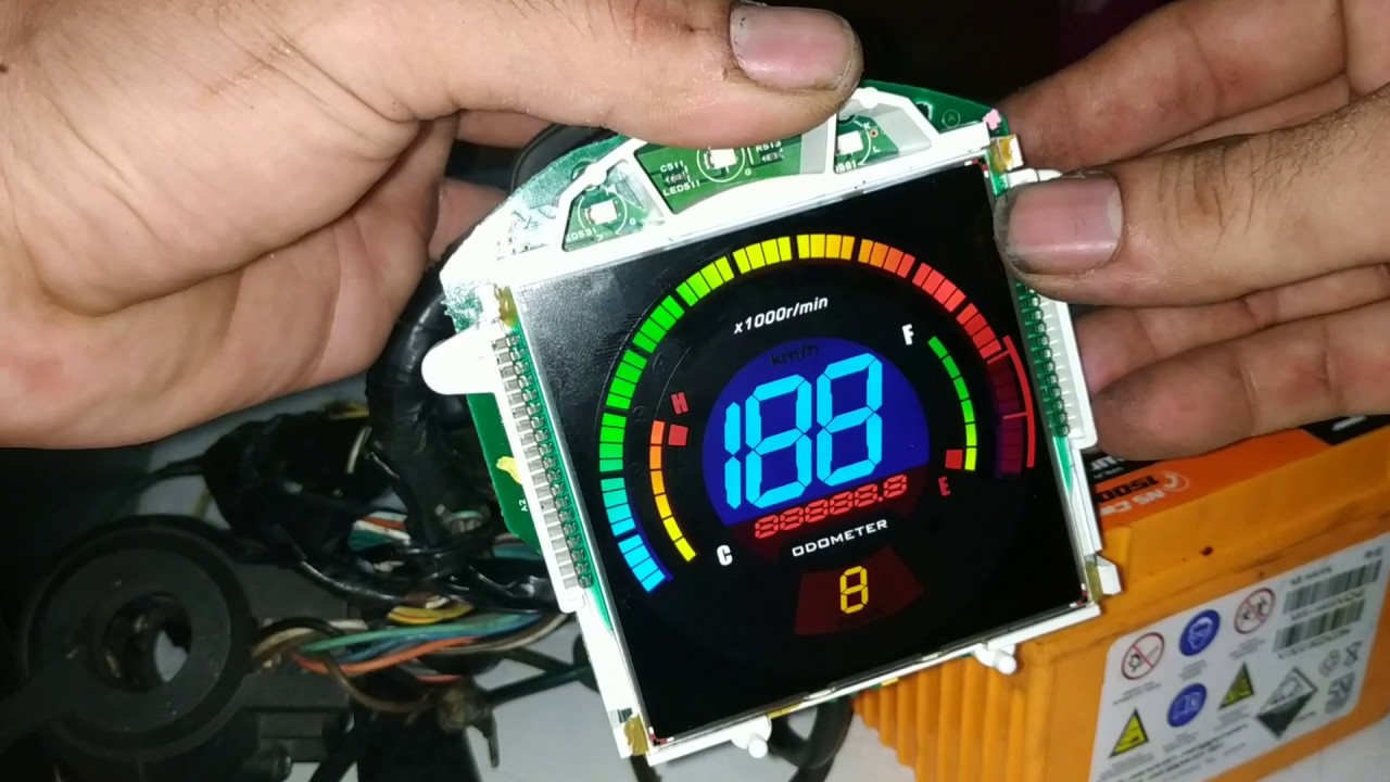 Hasil Custom Speedometer Honda CS1 - YouTube