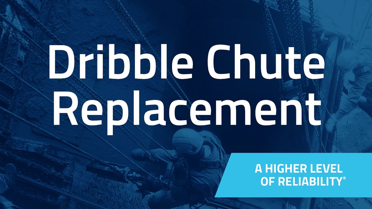 Acuren Dribble Chute Replacement Using Rope Access - YouTube