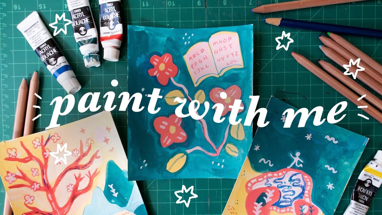 PAINT WITH ME 彡★ thoughts on finding your art style & instagram growth ...