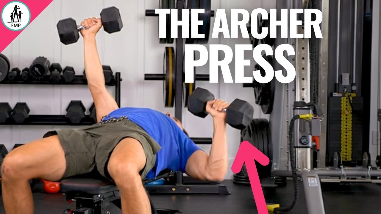 Alternating Dumbbell Archer Press - Perfect Chest Exercise! - YouTube