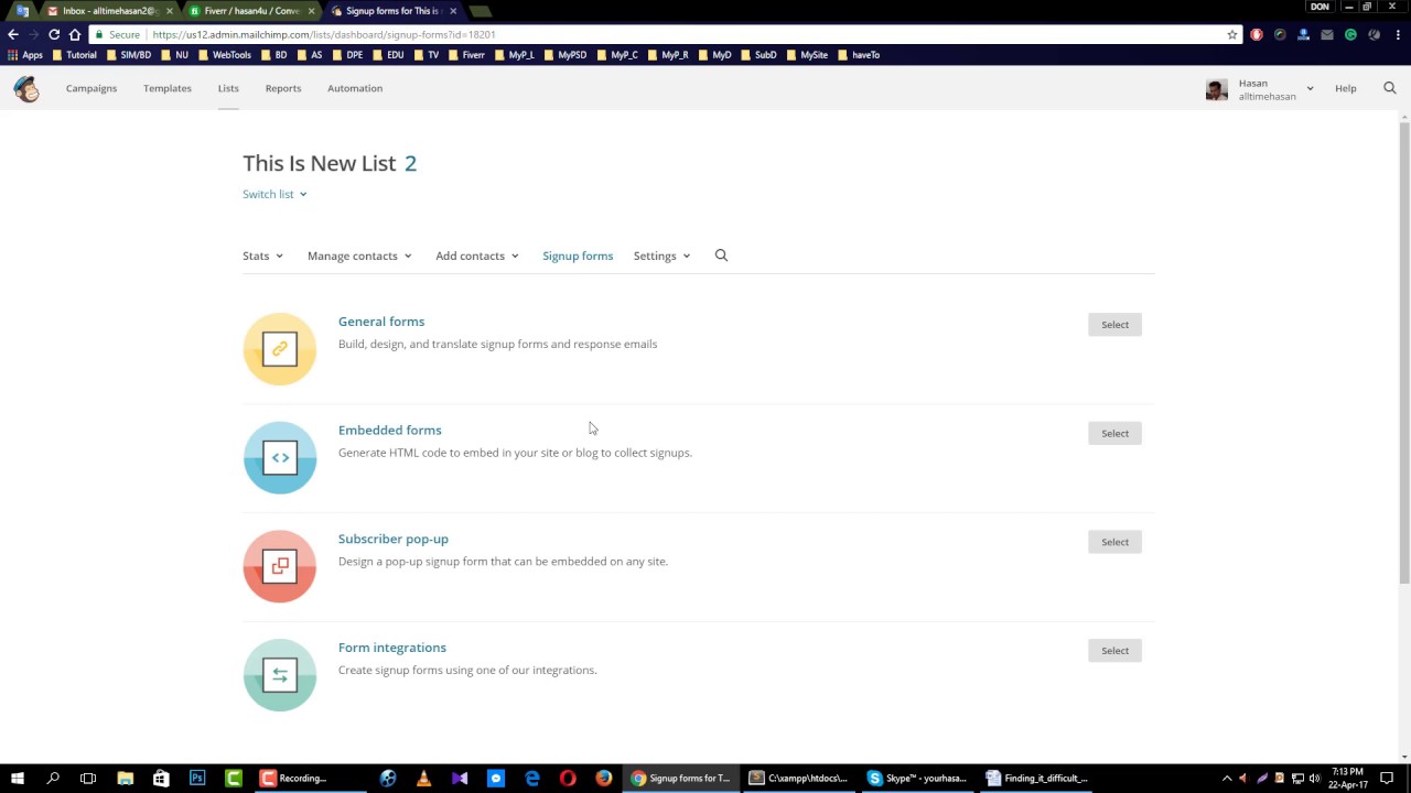 How to get html naked code from MailChimp - YouTube