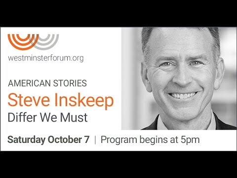 Steve Inskeep: Differ We Must - YouTube