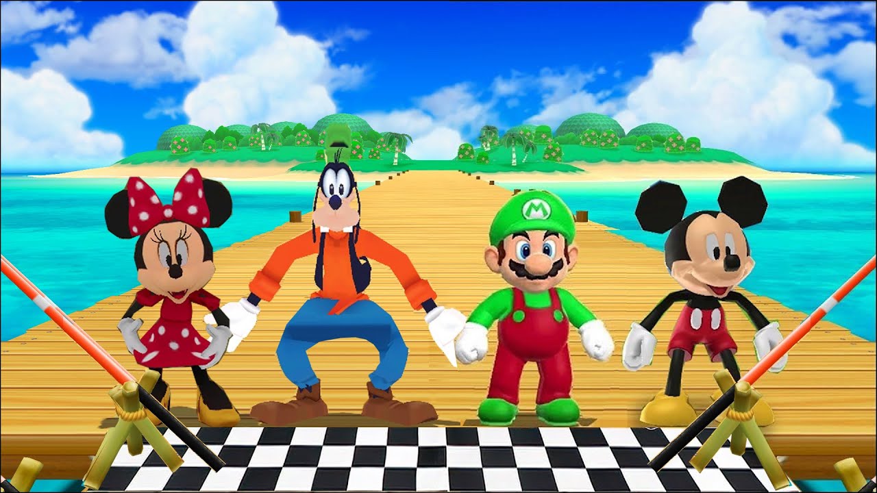 Mario Party 9 MiniGames Mario Va Mickey Mouse Vs Minnie Mouse Vs Goofy ...