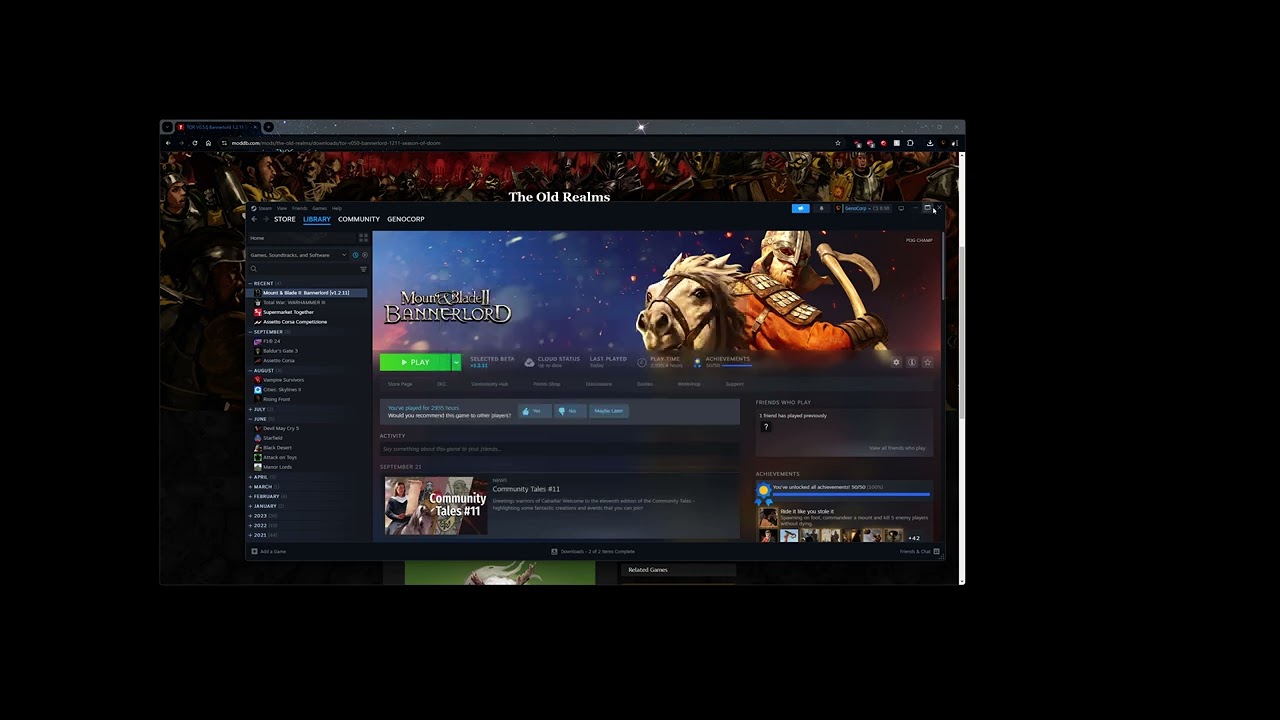 The Old Realms v0.5 Warhammer Mod (Bannerlord 1.2.11) Install / Setup Guide - YouTube