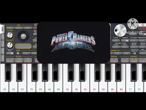 power rangers super Ninja steel Piano cover - YouTube