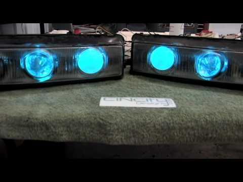 Nissan 240sx S13 custom headlights - YouTube