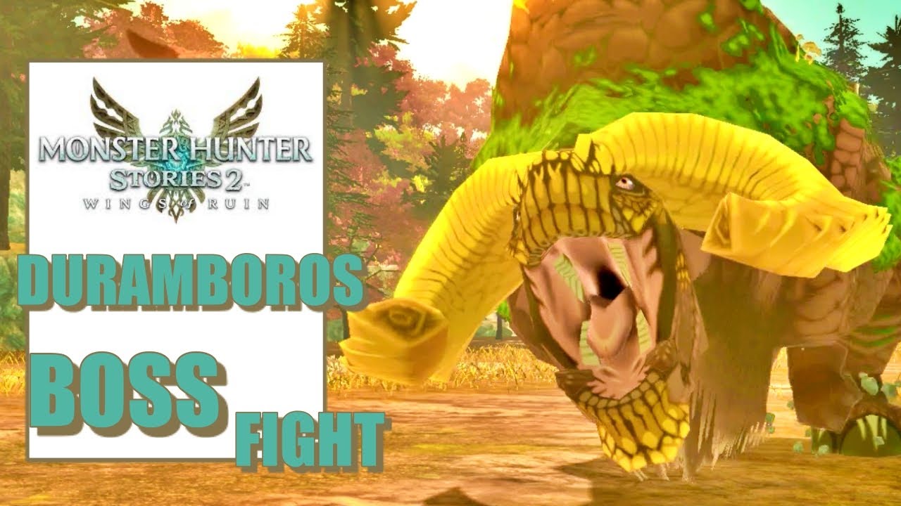 Duramboros Boss Fight - Monster Hunter Stories 2 - YouTube