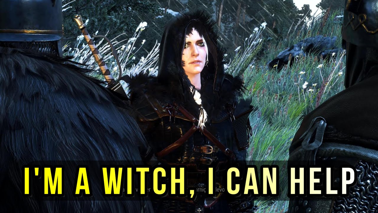 The Witcher 3: Helping the local guards while playing with Ciri - YouTube