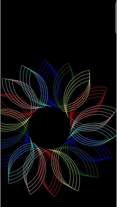 Python using amazing design circle drawing #pythone #circles #flowers #likes #comente #subscribe ...