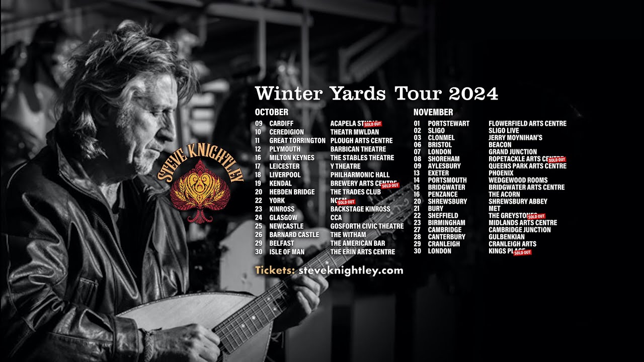 Steve Knightley - 'The Winter Yards' Tour 2024 - YouTube