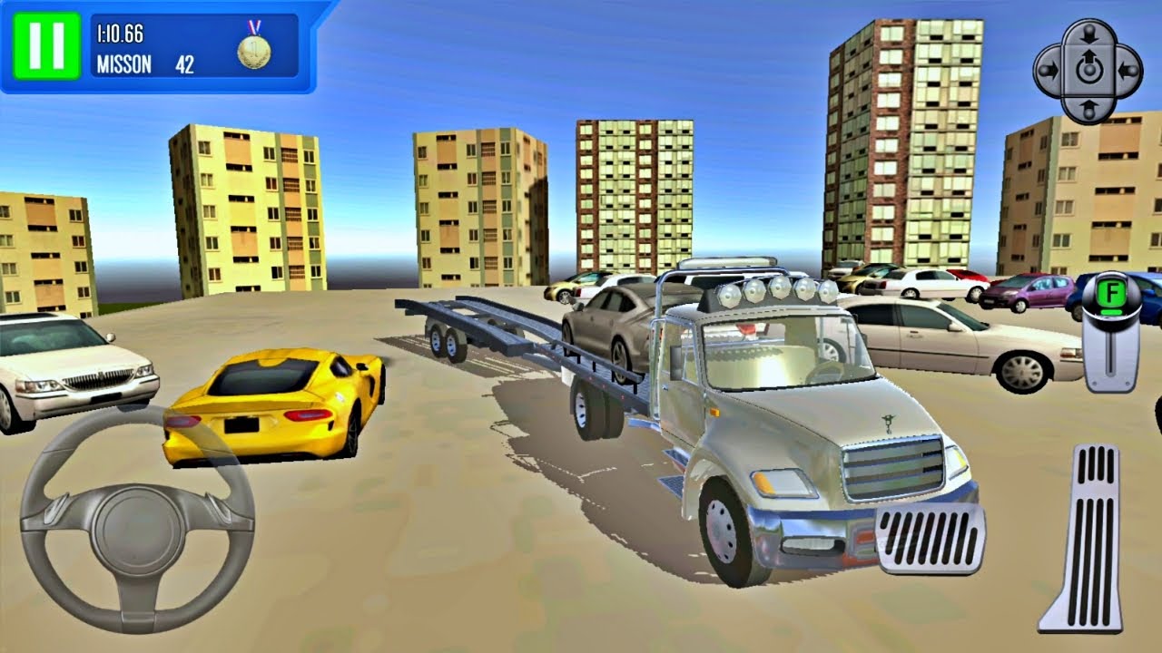 Tow Truck Car Transport - Multi Level Car Parking 6 - Best Android ...